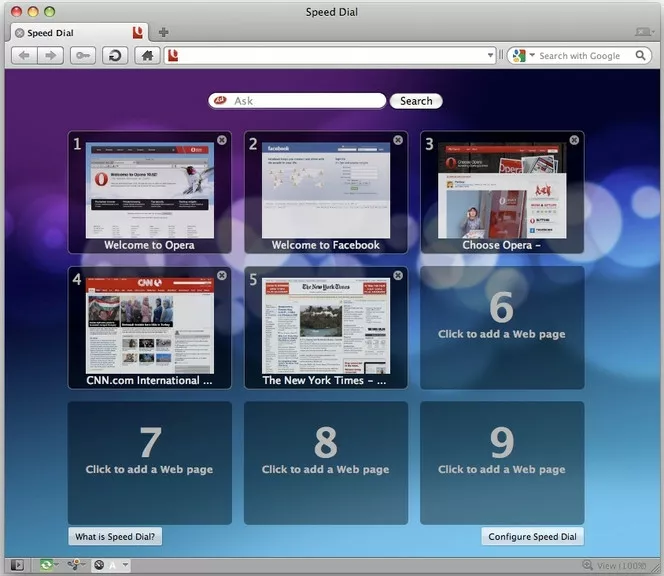 Opera 10.52 pour Windows et enfin pour Mac