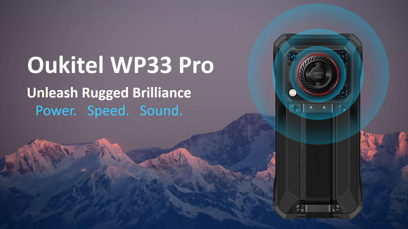 Oukitel WP33 Pro : une grosse batterie et un gros haut-parleur pour le ...