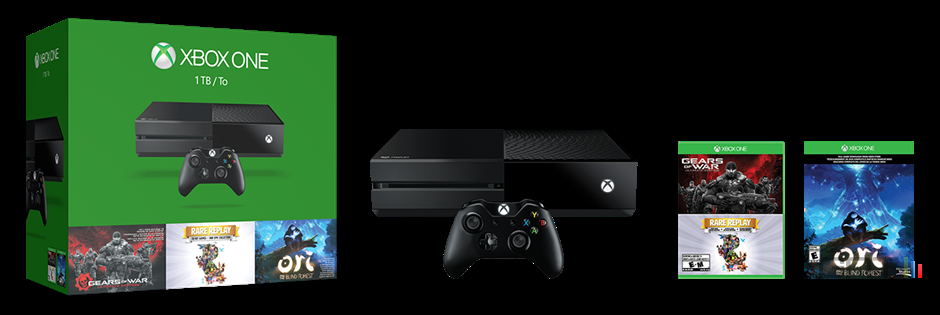 Xbox One 1 To en pack avec 3 jeux à 399 euros pour les fêtes de fin d'année