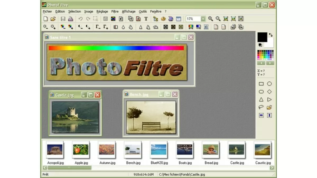 PhotoFiltre : un utilitaire de retouches d'images performant