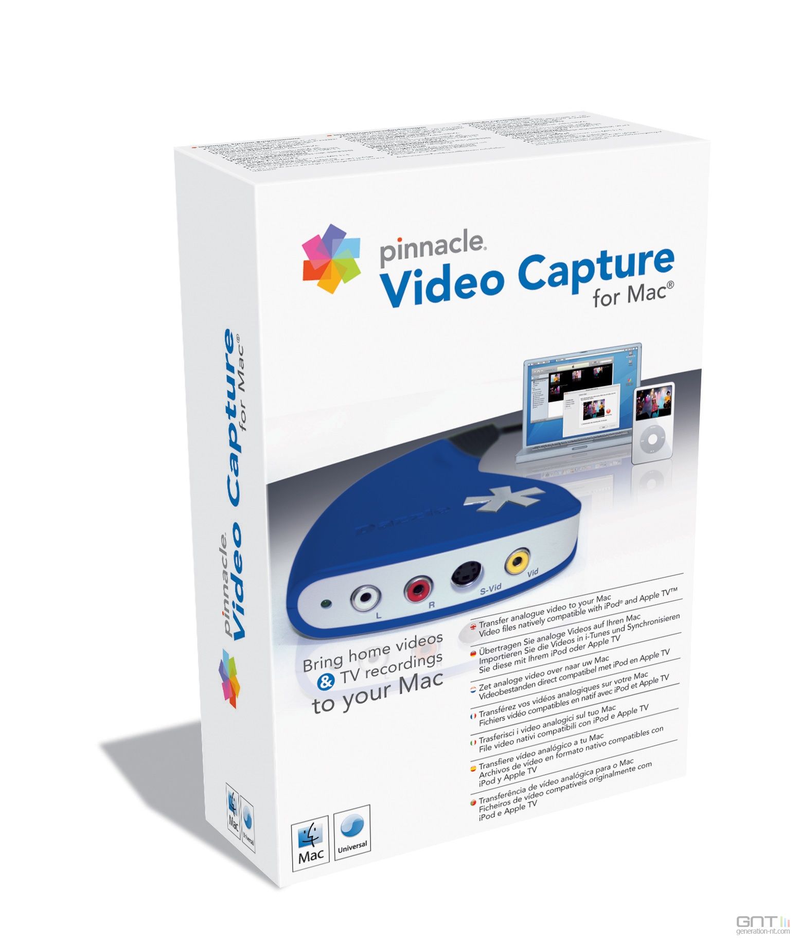 Pinnacle présente son nouveau Vidéo Capture pour MAC