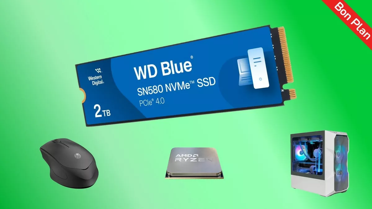 Meilleures promos du jour : SSD WD Blue 2To à 109€, Fire TV Stick 4K Max à -41%...