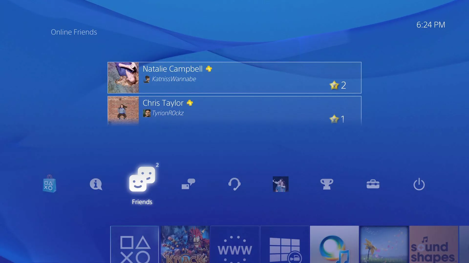 PlayStation 4 : menus de l'interface en vidéo et images