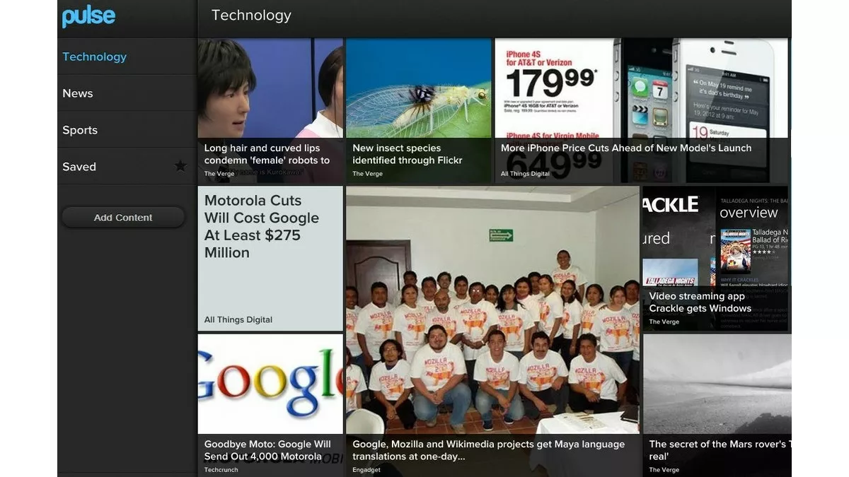 HTML5 : Pulse disponible sur le Web