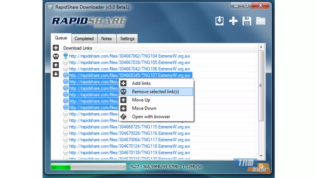 RapidShare Downloader : télécharger des fichiers sur le site RapidShare