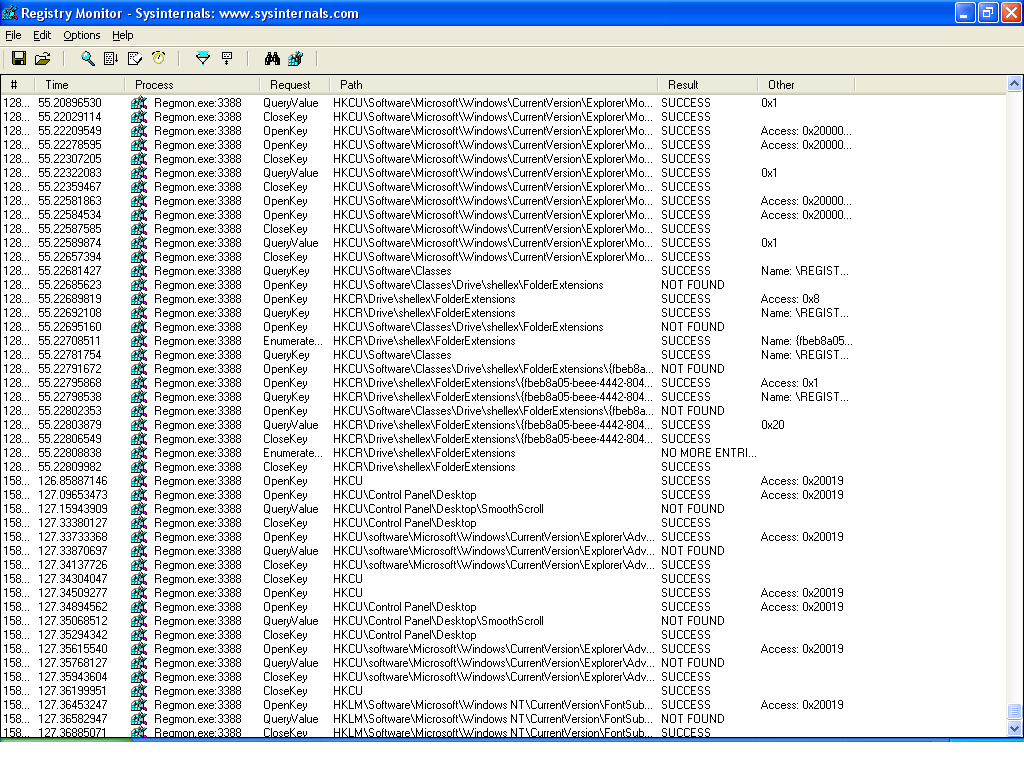 RegMon : un outil de nettoyage de base de registre