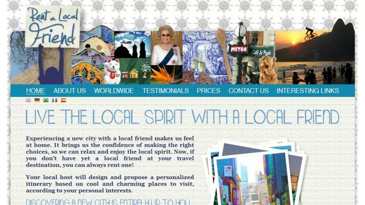 Rent a Local Friend : guide personnalisé pour touristes