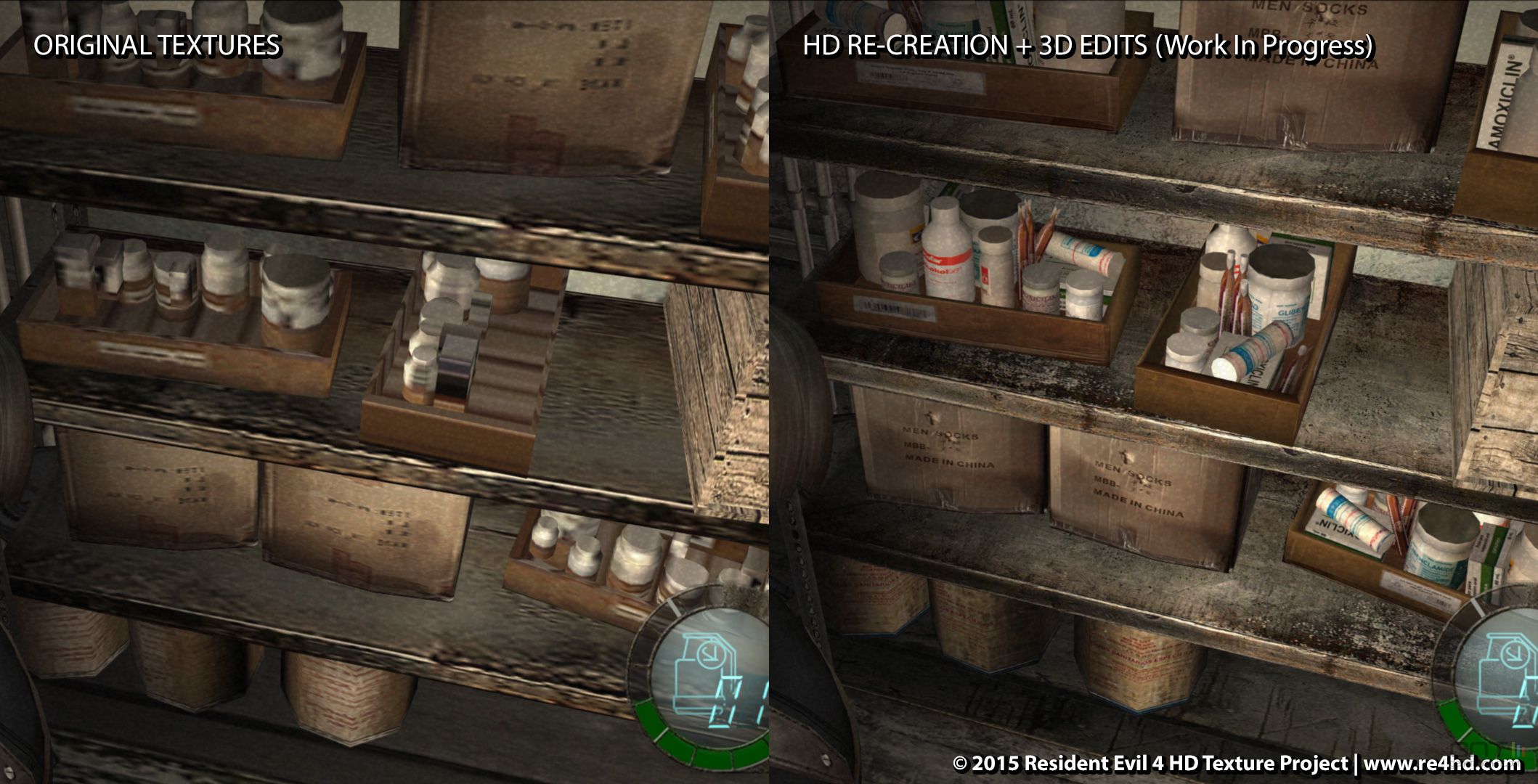 Resident Evil 4 HD Project : vidéo et images de l'amélioration des textures