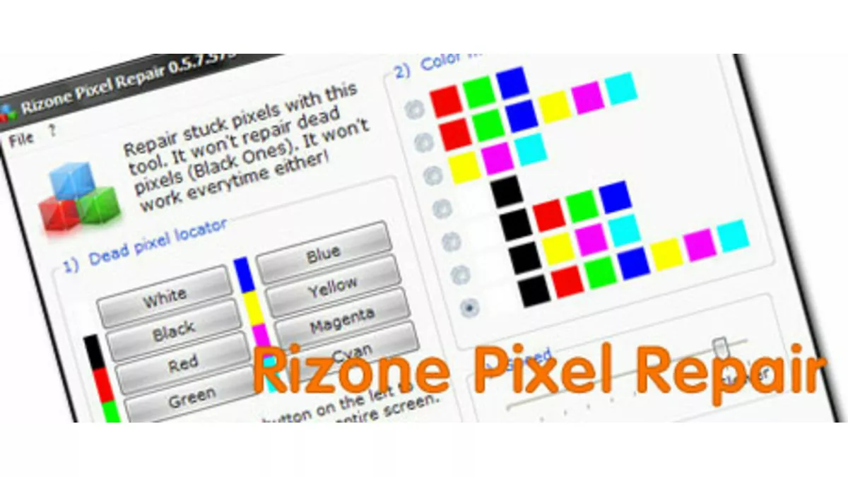 Rizone Pixel Repair : tester les pixels d’un écran LCD