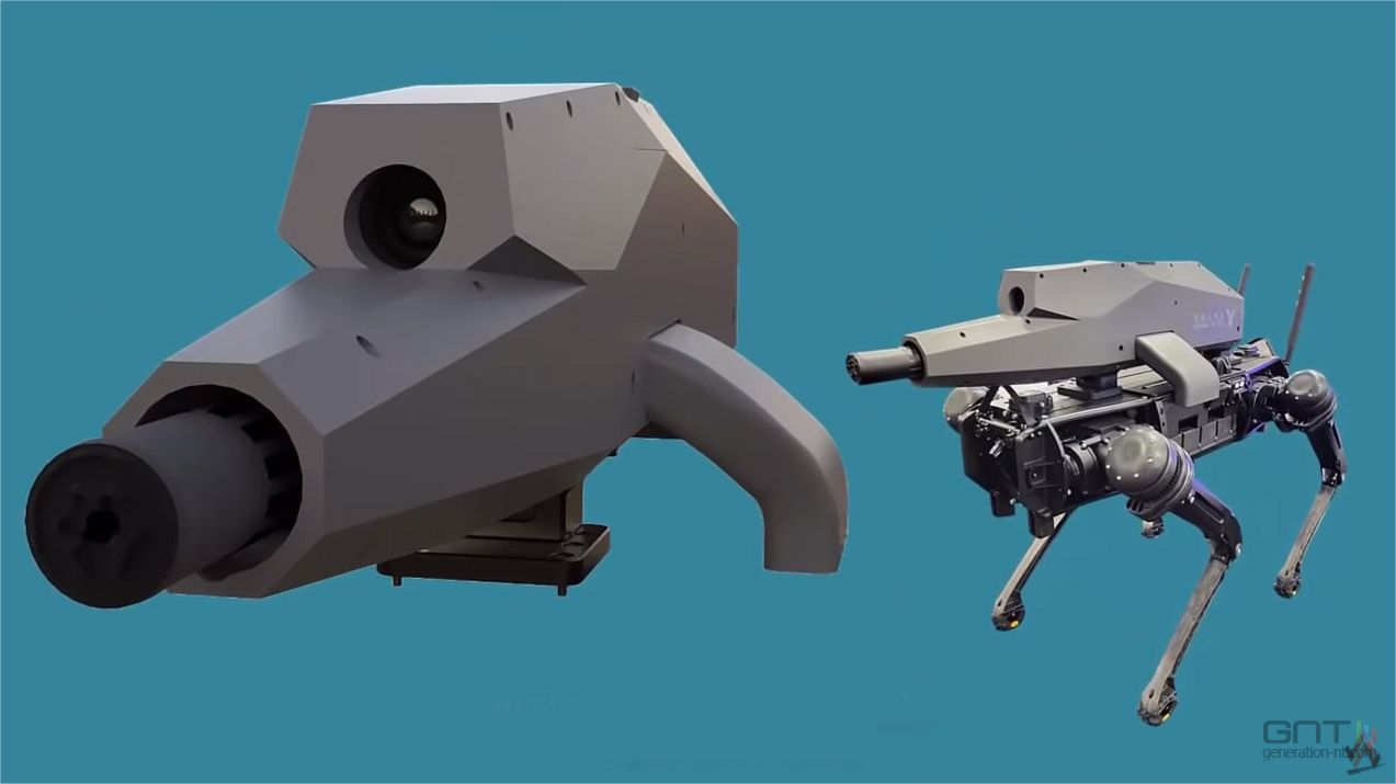 Spur : le chien Terminator armé et dangereux