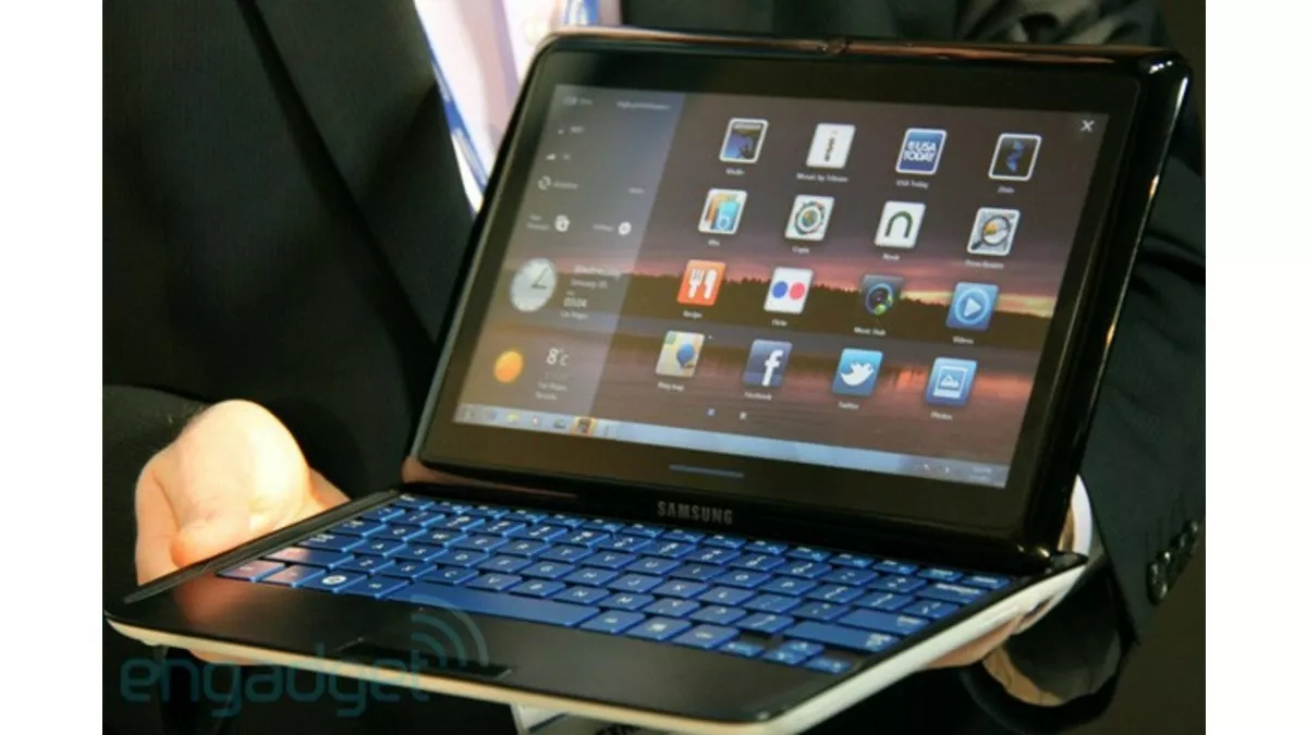Samsung PC 7 : tablette et clavier, Windows 7, Oak Trail