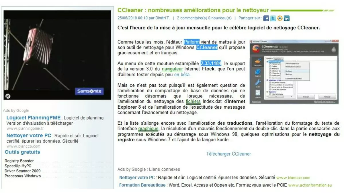 Sélectionner plusieurs éléments dans une page Web