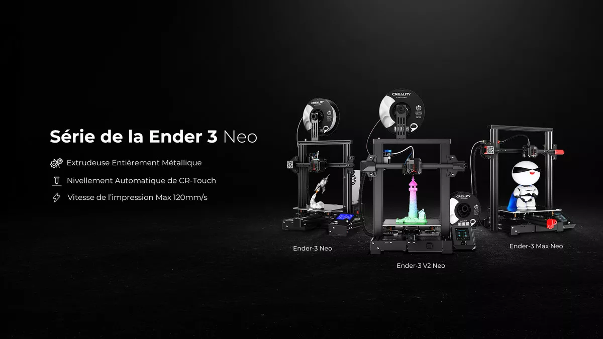 Ender 3 Neo : Creality modernise ses imprimantes 3D
