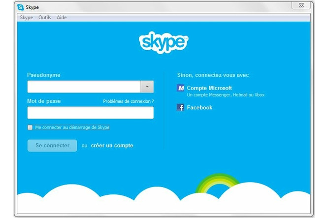 Skype : envoi de messages vidéo