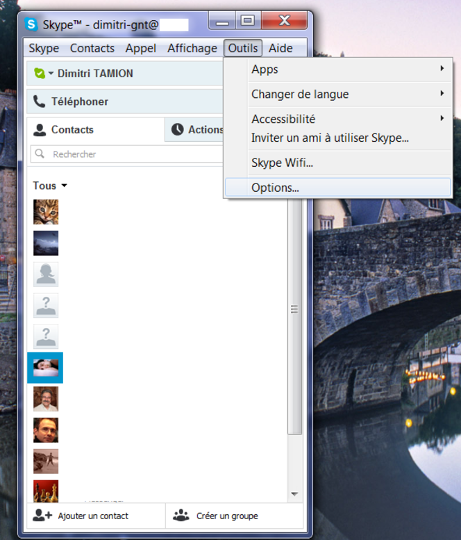 Paramétrer les alertes visuelles et sonores de Skype