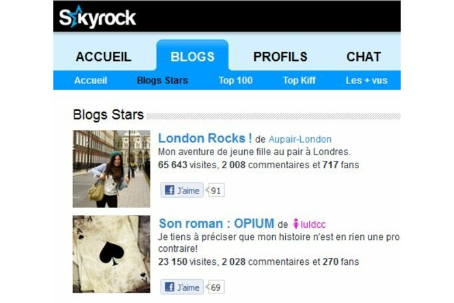Orange : 14 millions d'euros pour les blogs Skyrock