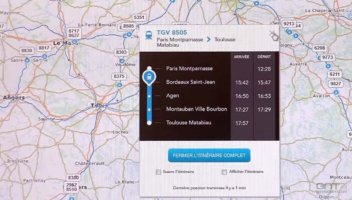SNCF Maps : une application pour localiser les trains sur une carte en ...
