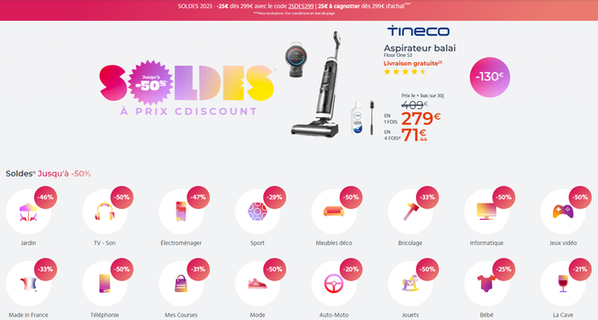 Cdiscount : lancement des soldes d'été jusqu'à -51%