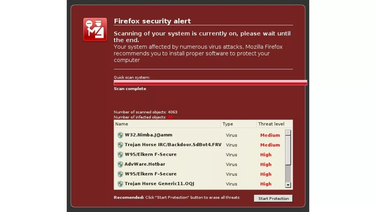 Firefox : fausses alertes de sécurité