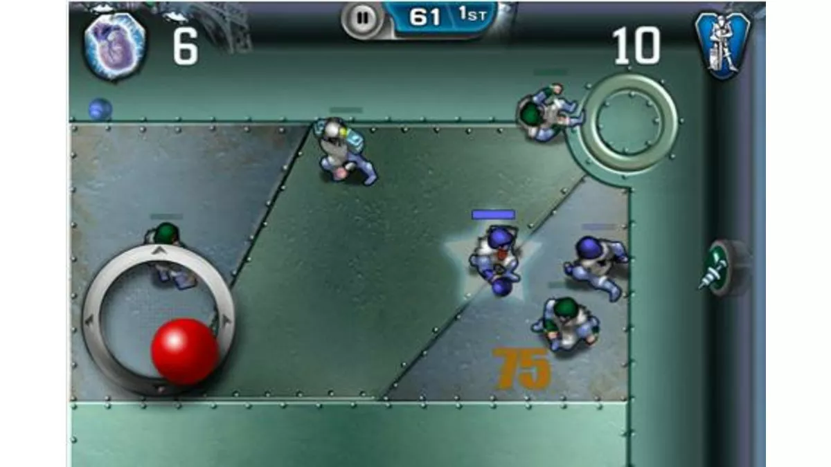 Speedball 2 Evolution sur iOS : ça va taper