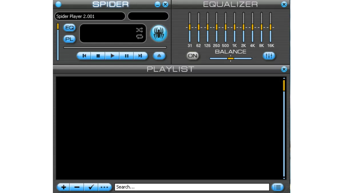 Spider Player : un lecteur audio relativement efficace