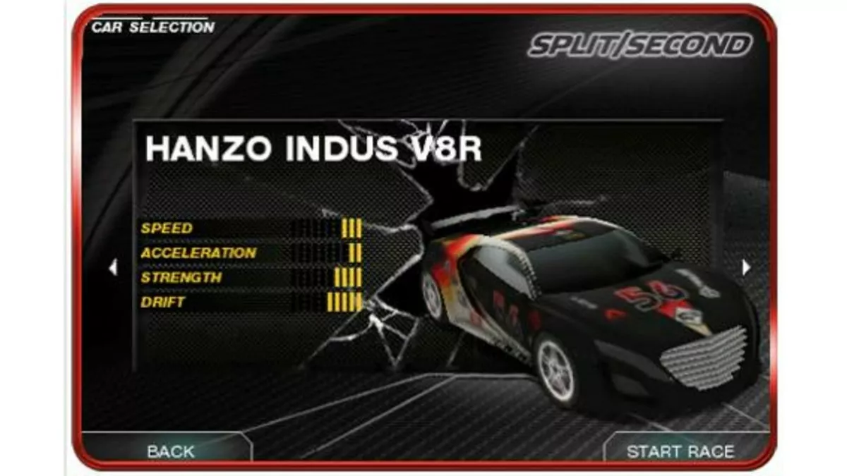 Split/Second Velocity est aussi sur iPhone / iPod Touch
