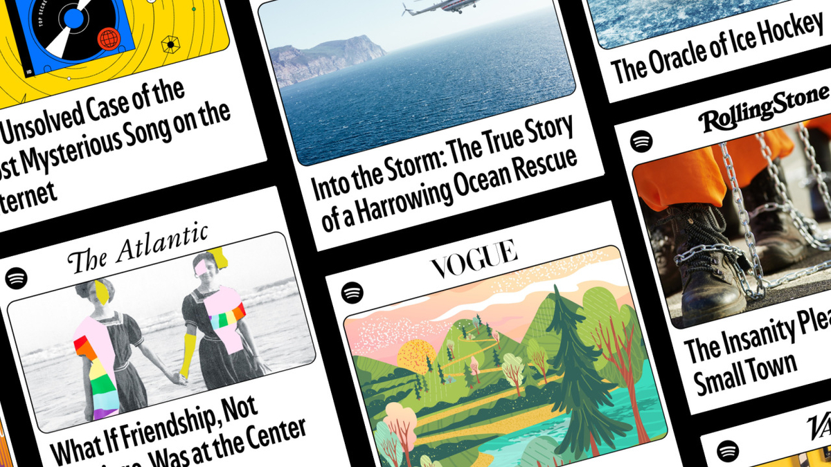 Spotify veut faire écouter des articles de magazines
