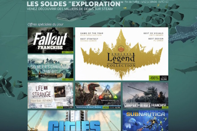 Steam : les soldes d'automne commencent, plus de 3800 jeux en promo