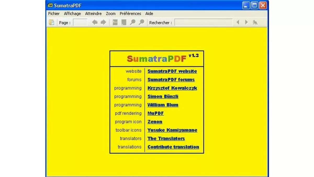 Sumatra PDF : améliorations pour la liseuse PDF opensource