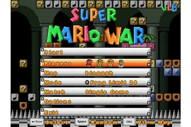 Super Mario War : contrôler plusieurs Mario simultanément