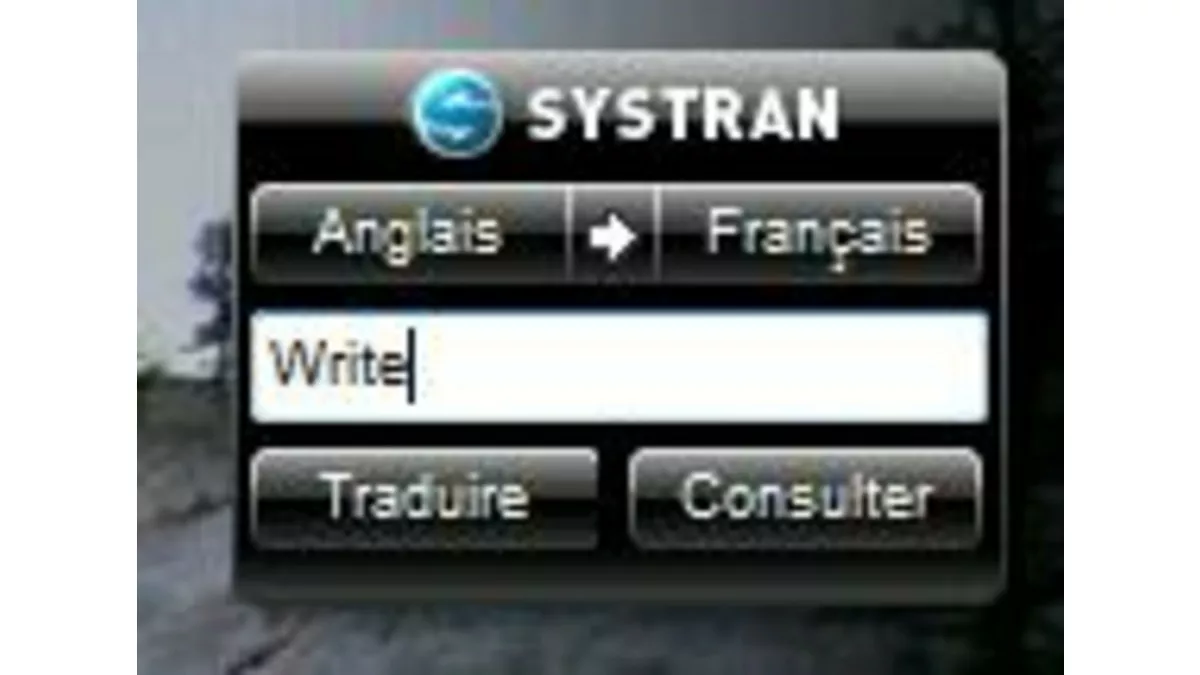 Gadget SYSTRAN