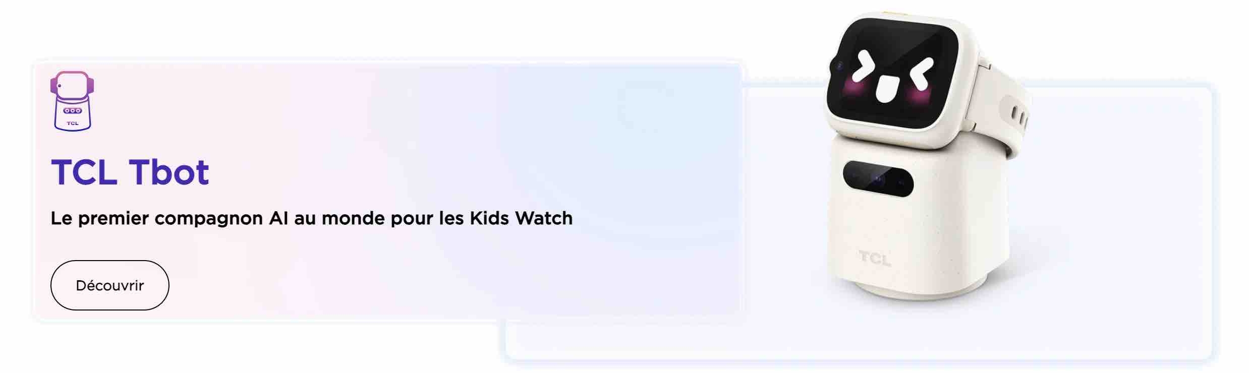 Découvrez Tbot, la montre connectée pour enfant de TCL qui se ...