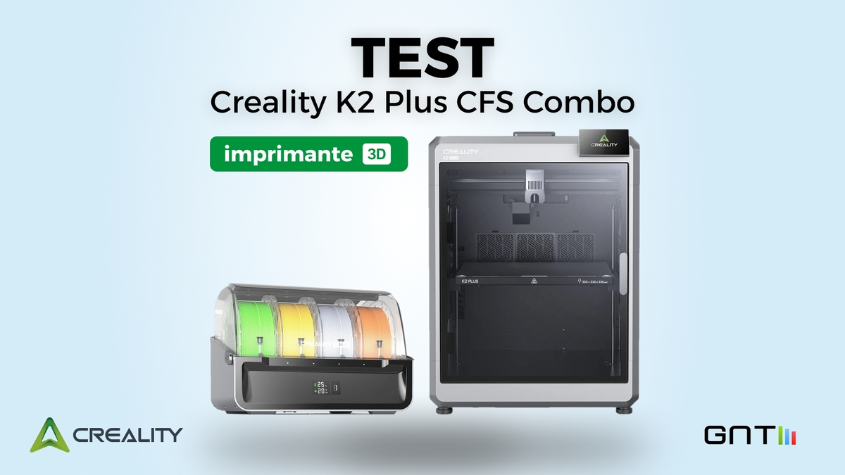 Test imprimante 3D K2 Plus CFS Combo 4 couleurs : Creality reprend sa ...