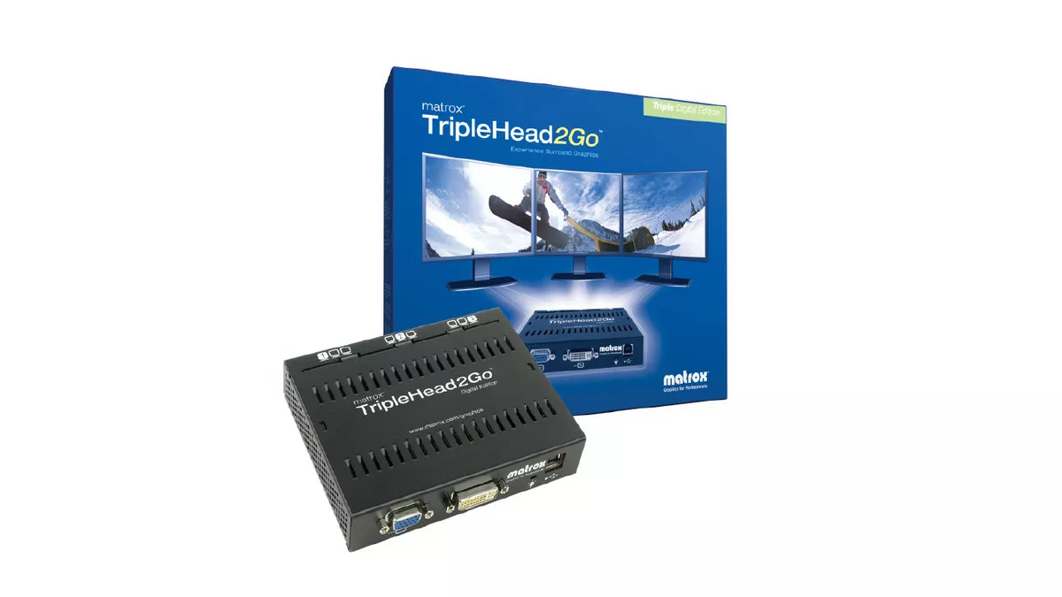 Test du TripleHead2Go Digital Edition de Matrox
