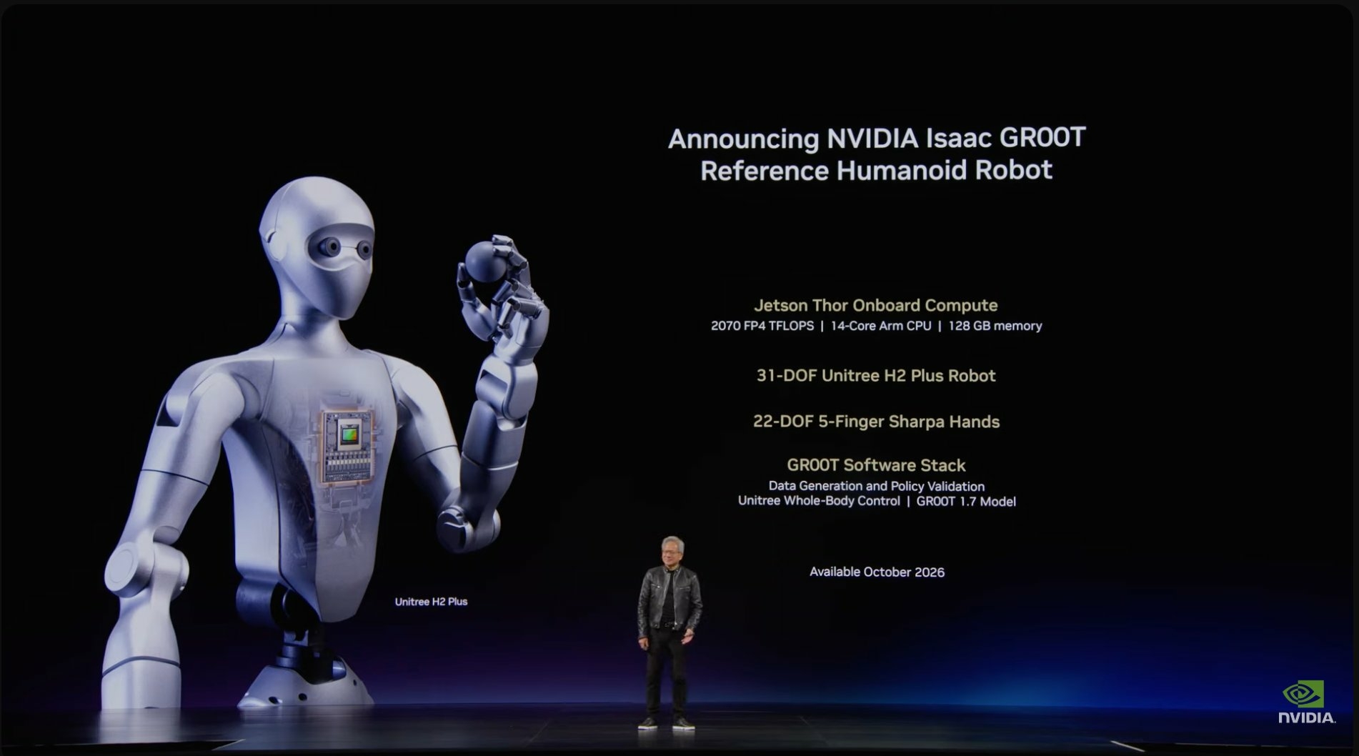 Jetson Thor, Isaac GR00T : Nvidia imagine avec Unitree le robot ...