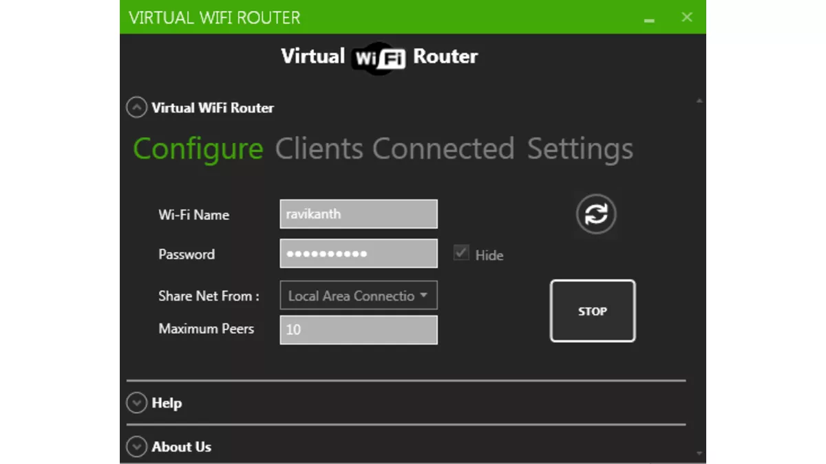 Virtual WiFi Router : créer son réseau sans fil