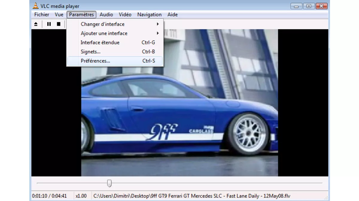 Paramétrer les raccourcis clavier du lecteur multimédia VLC