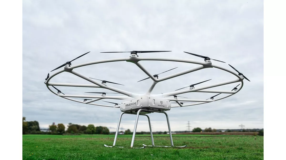 Volodrone : Volocopter dévoile un drone capable de transporter jusqu'à ...
