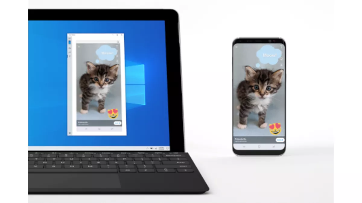 Windows 10 (19H1) : duplication de l'écran du smartphone Android sur PC