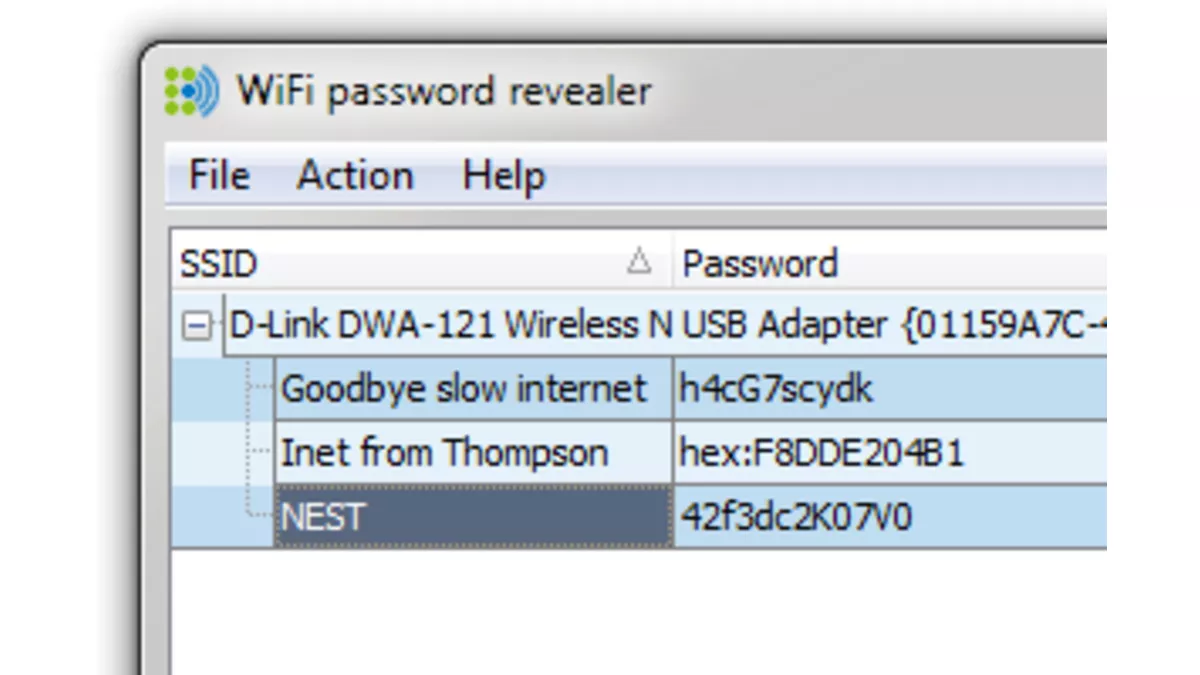 WiFi Password Revealer : récupérer un mot de passe réseau perdu