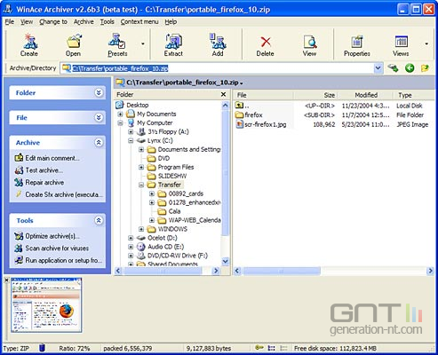 Winace : un compresseur de fichiers très efficace