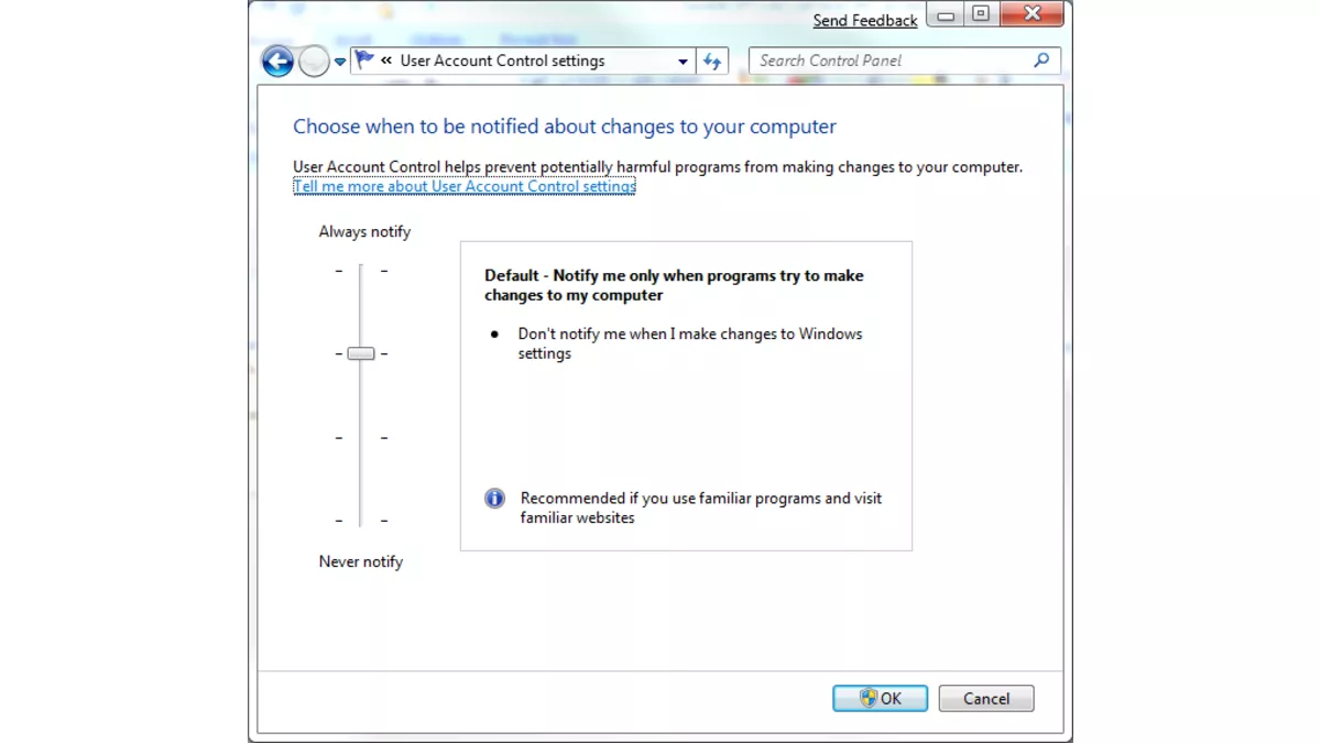 Windows 7 : Microsoft va modifier le comportement de l'UAC