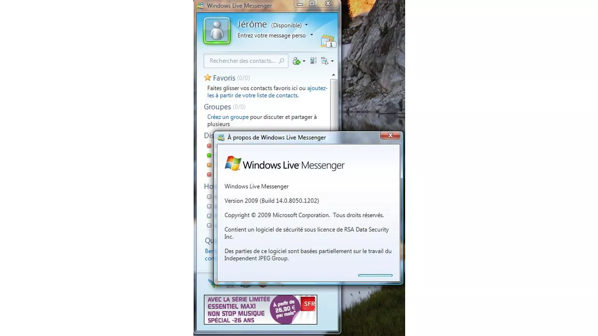 Windows Live Messenger 2009 à télécharger (wlm 9)