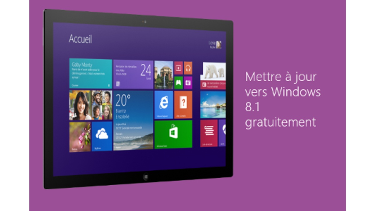 Windows 8.1 est disponible dans le Windows Store