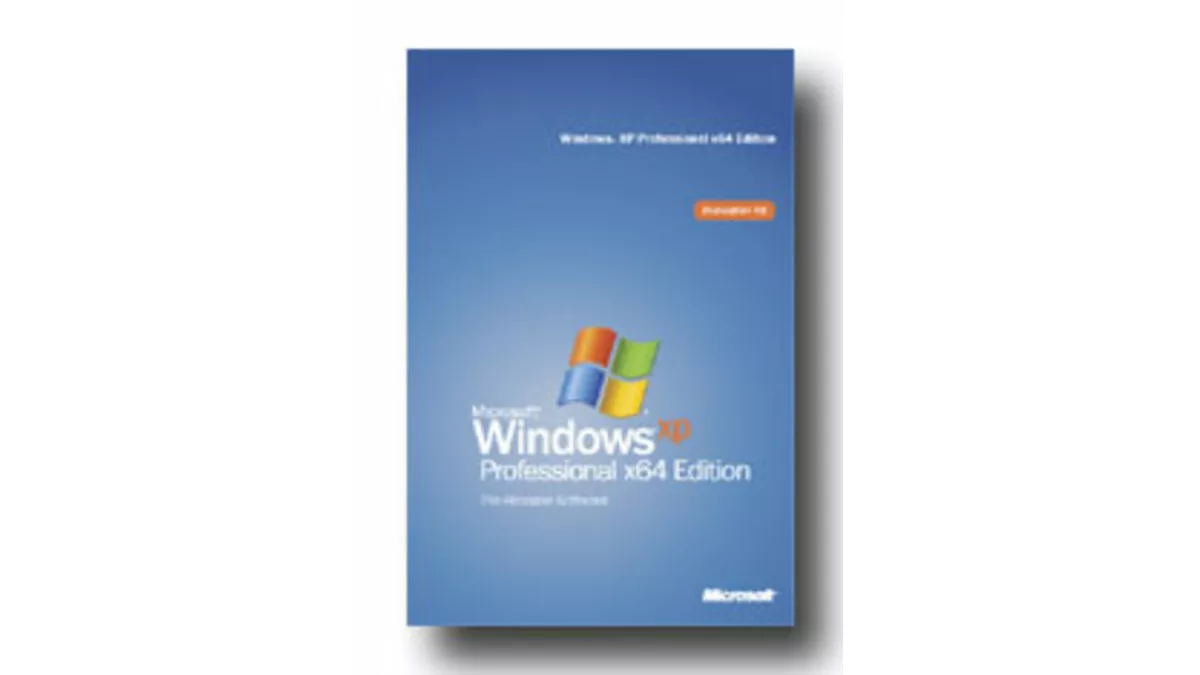 Windows XP 64 bits Pro, lancement