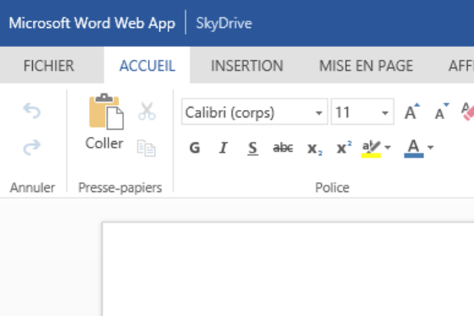 Office Web Apps de Microsoft : nouveau look et ajouts