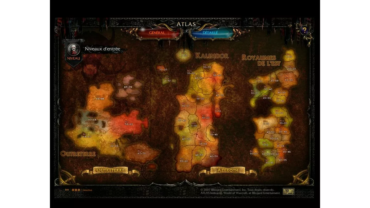 World of Warcraft : un atlas interactif en ligne