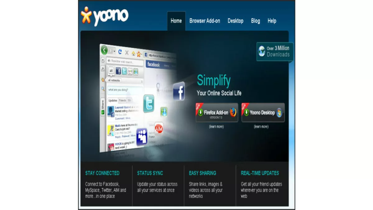 Yoono Desktop : simplifier l’usage de vos réseaux sociaux